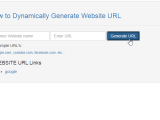 How To Dynamically Generate Website Url In Javascript Sourcecodester